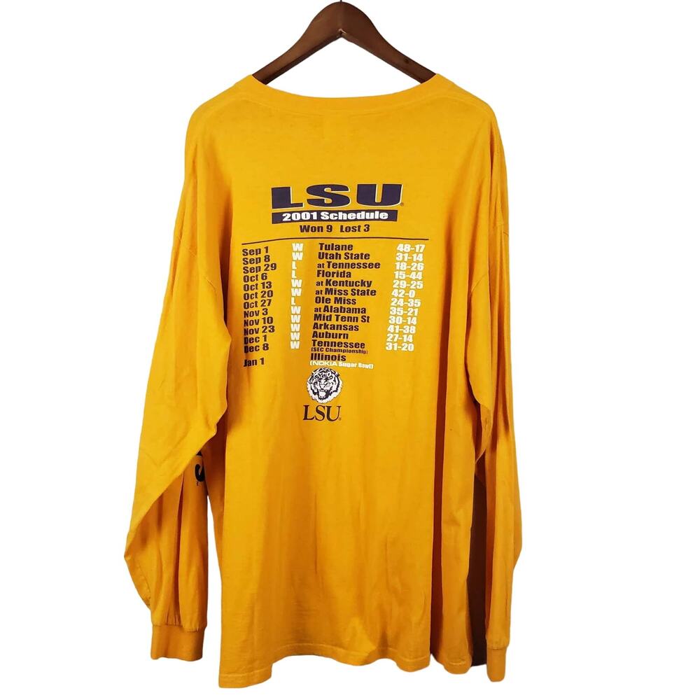 2002 Lsu Tigers Nfc Champs Sugar Bowl Graphic Tee - X… - Gem